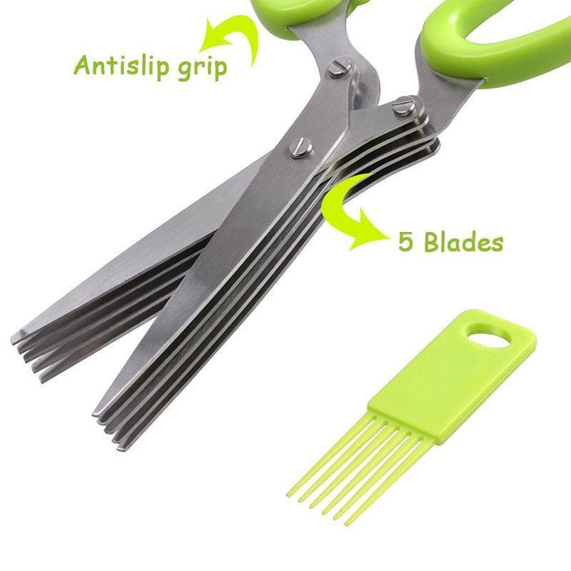 5-Blade Veggie Scissor – Makelifeasy